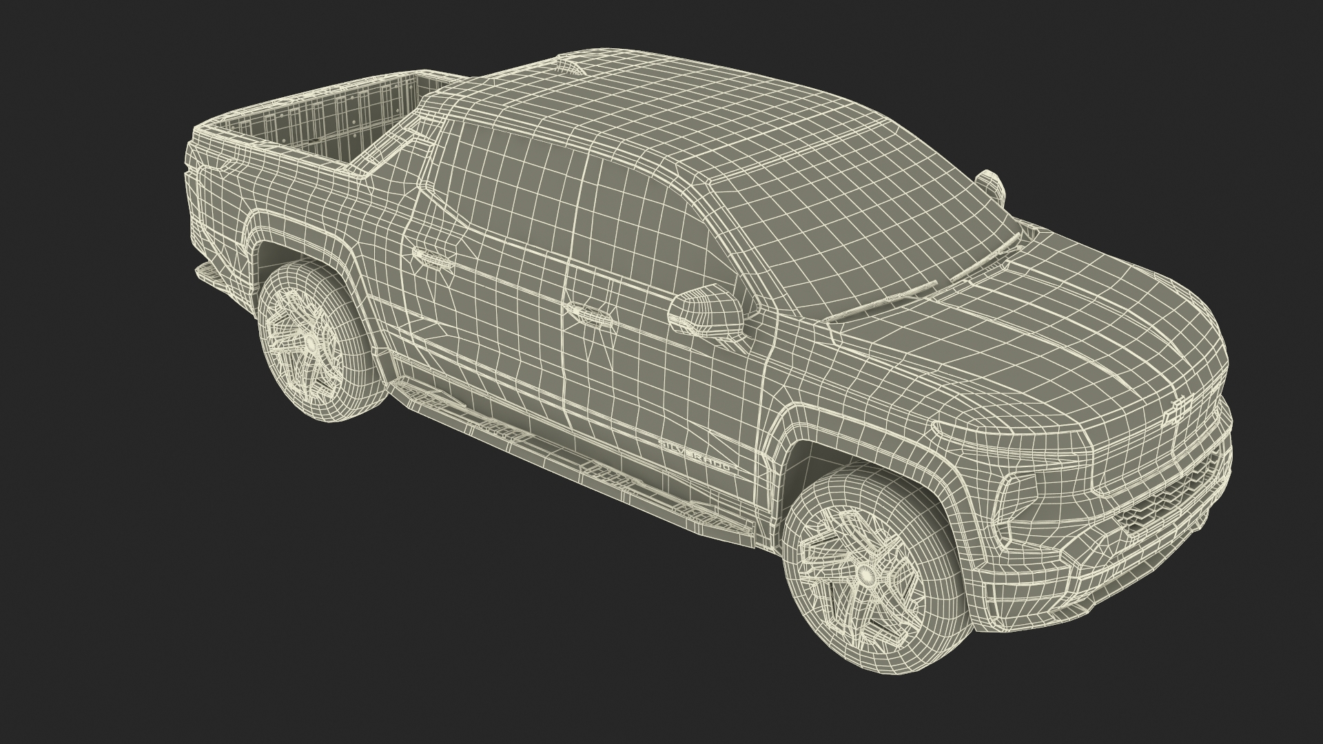 3D Model Chevrolet Silverado EV RST White 2024 Simplified - TurboSquid ...