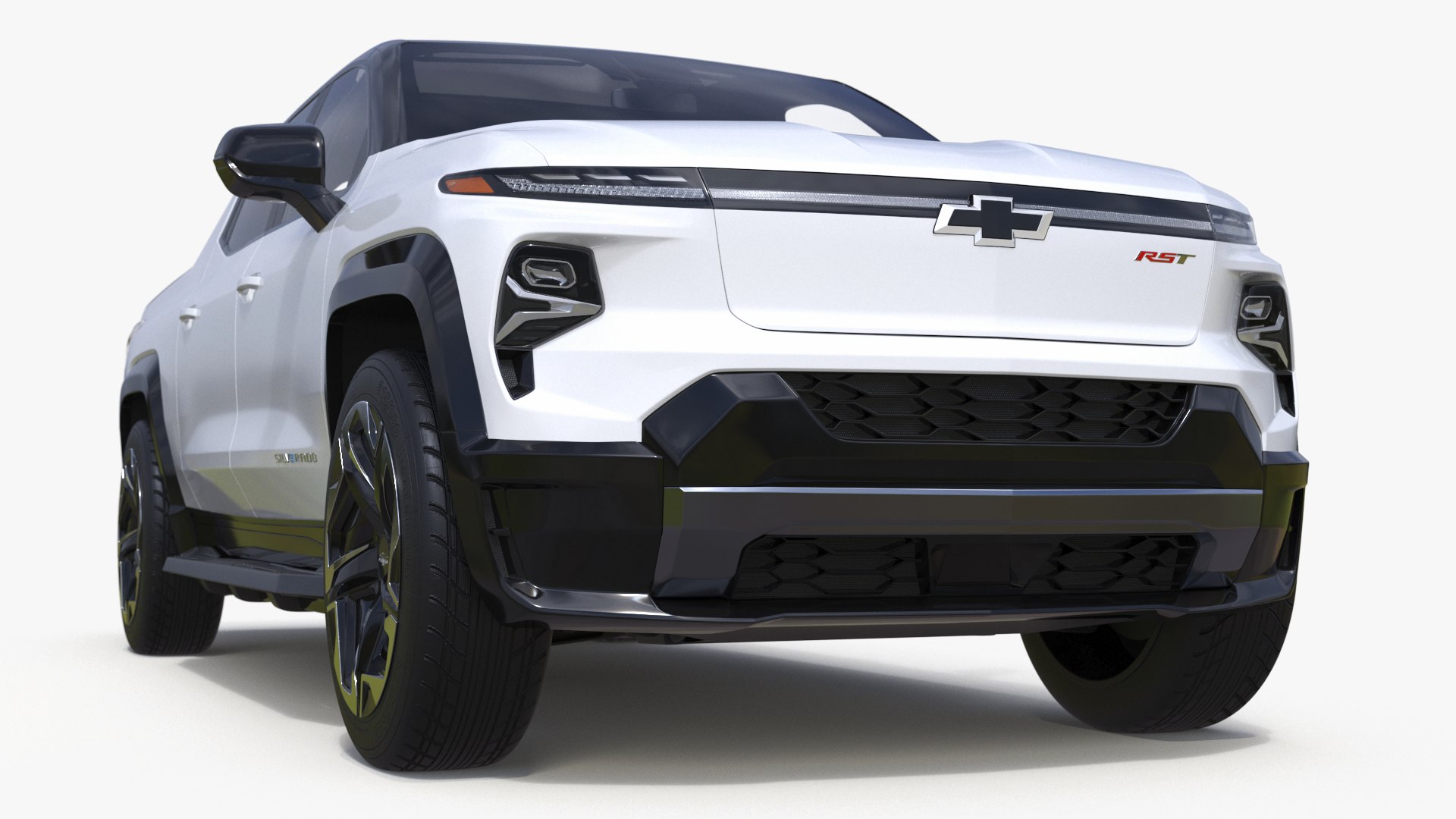 3D Model Chevrolet Silverado EV RST White 2024 Simplified - TurboSquid ...