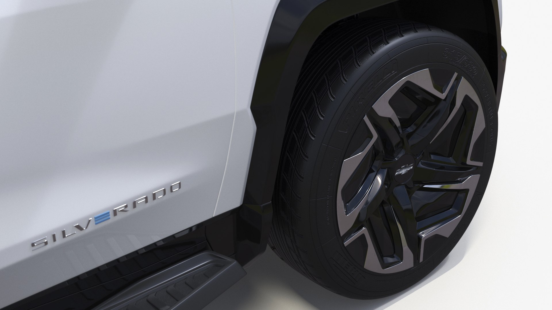 3D Model Chevrolet Silverado EV RST White 2024 Simplified - TurboSquid ...