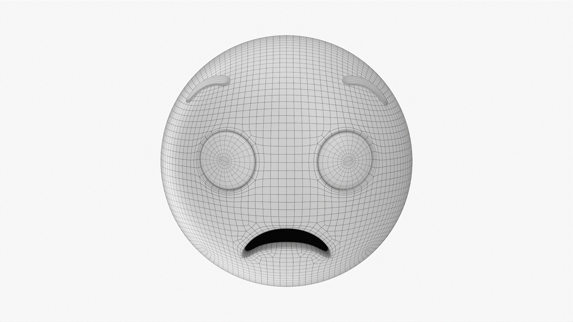 Emoji 065 Sad 3D Model - TurboSquid 1817974