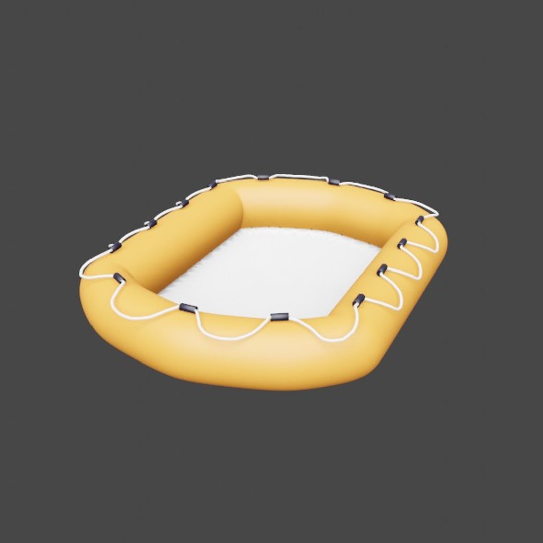 3D life raft - TurboSquid 1572956