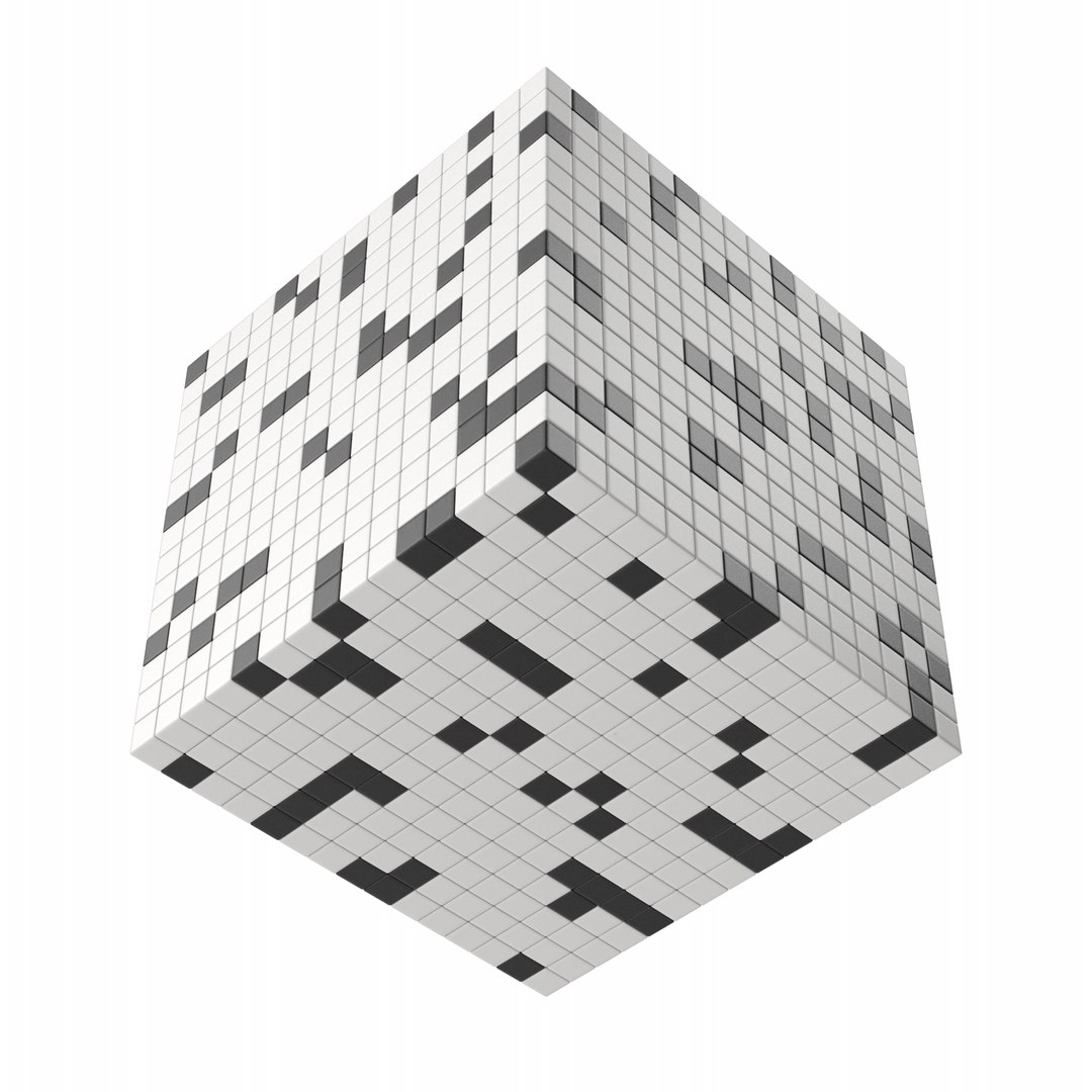3D Crossword Puzzle Cube Model - TurboSquid 2229058