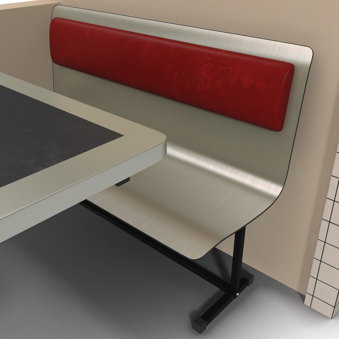 Booths Seating 3d Max