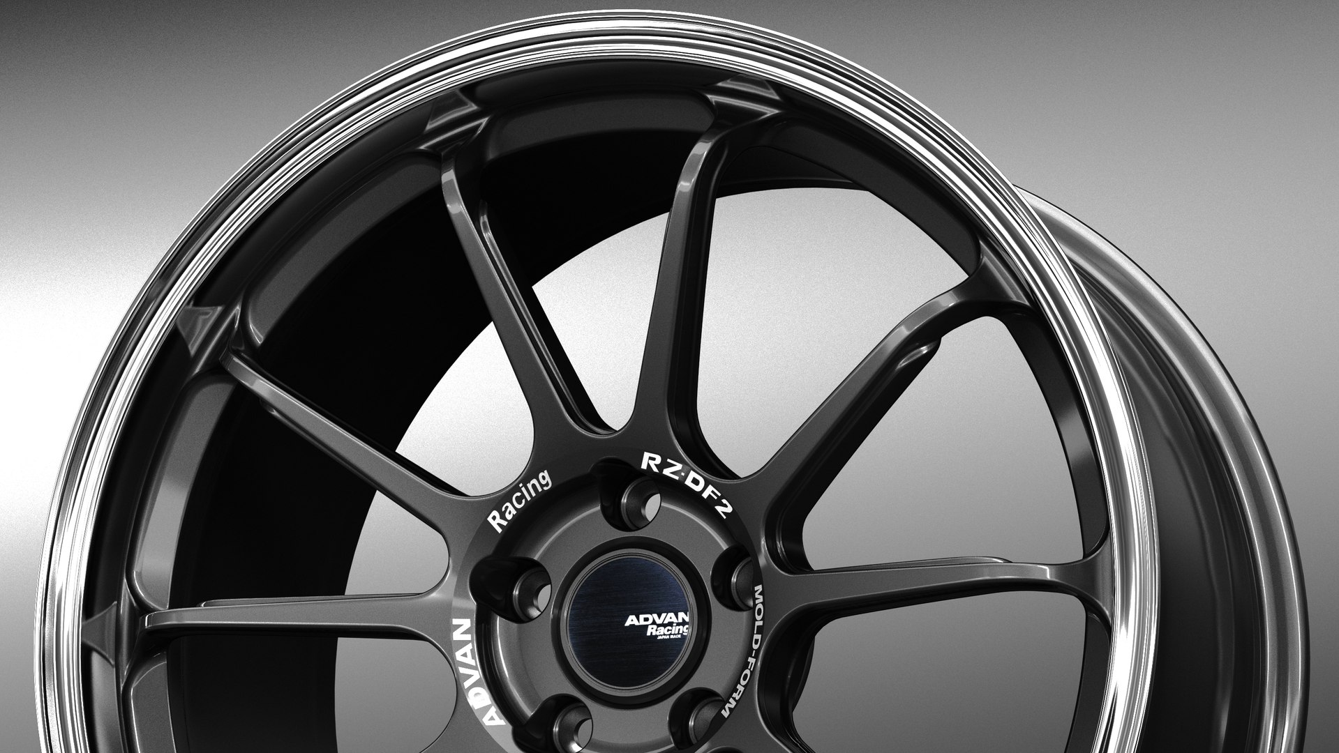 Yokohama Advan RZ-DF2 3D Model - TurboSquid 2248002