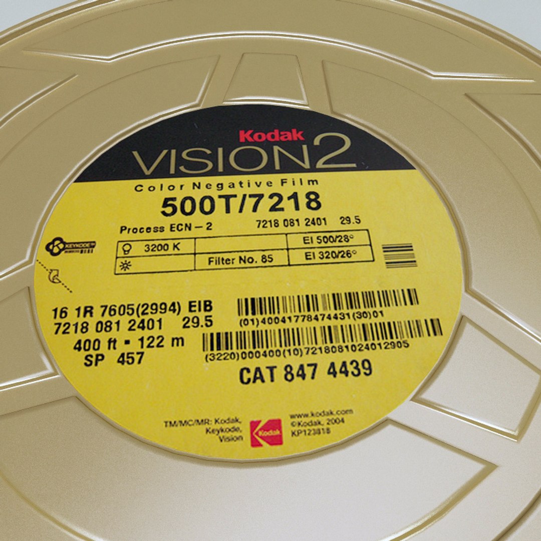 3d Kodak Negative Film Model