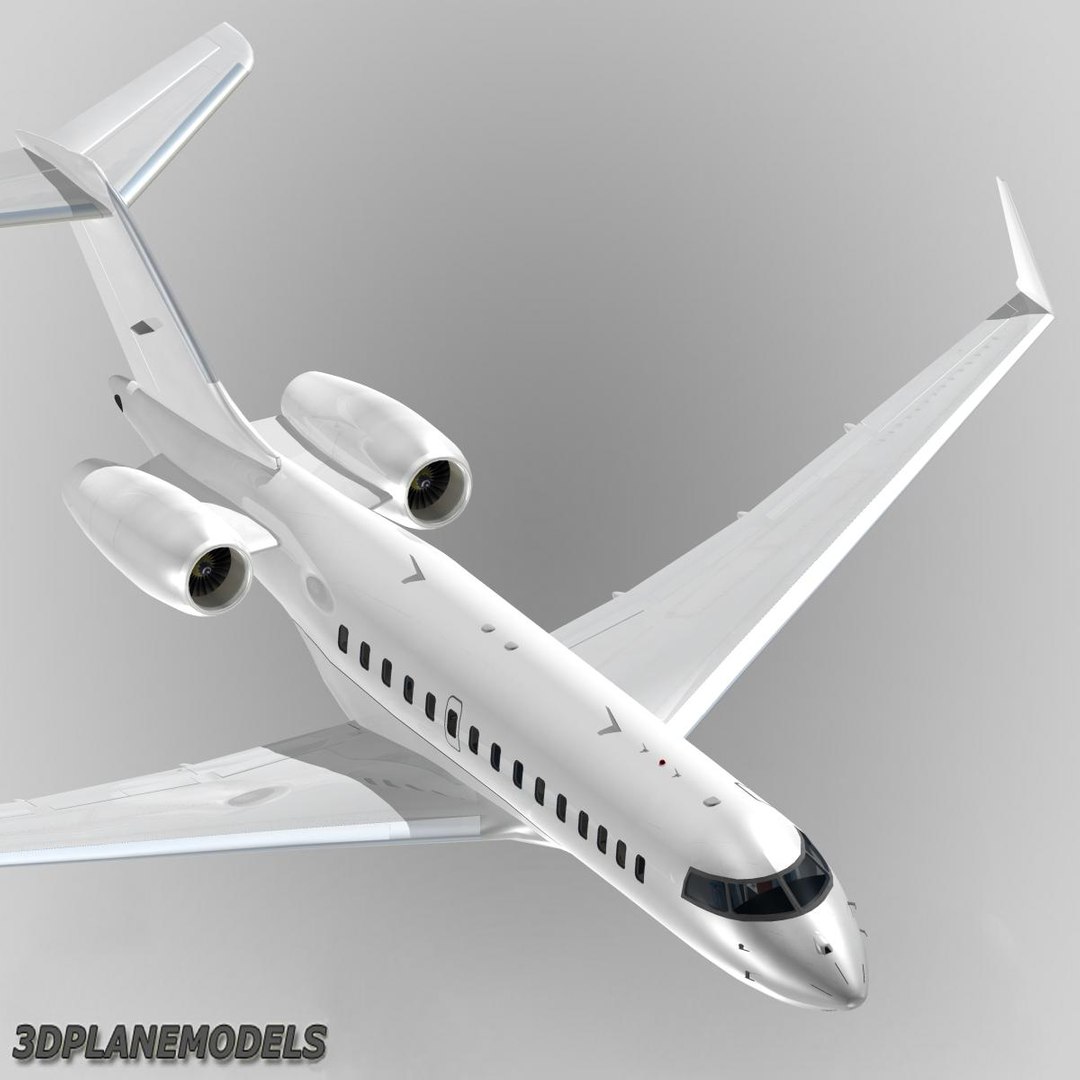 3d Model Bombardier Global