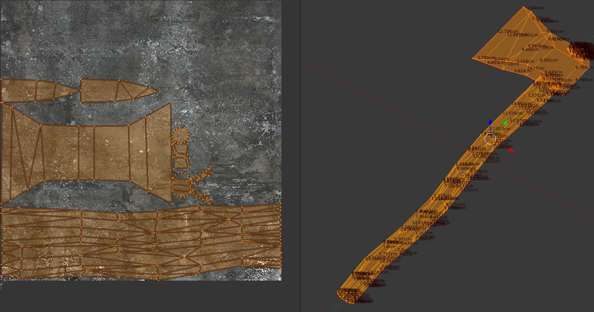 3d axe model