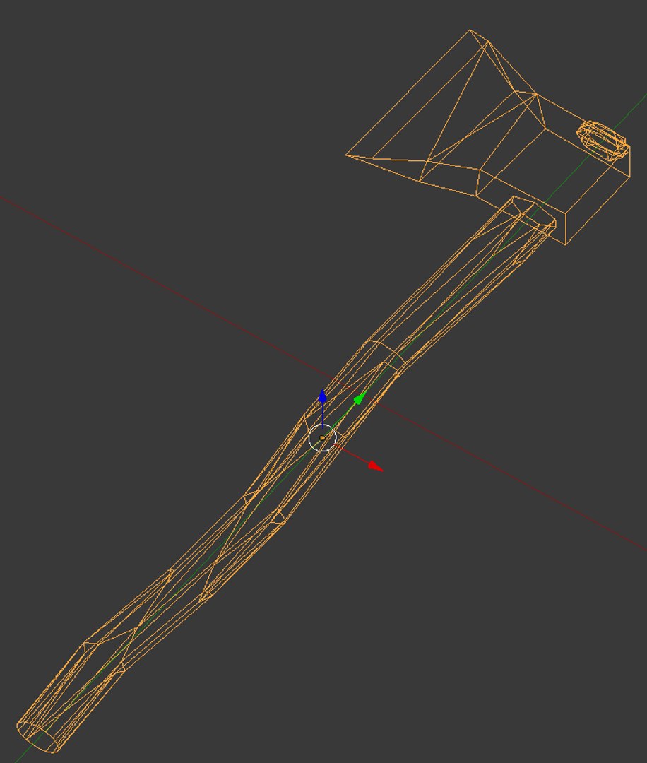 3d axe model