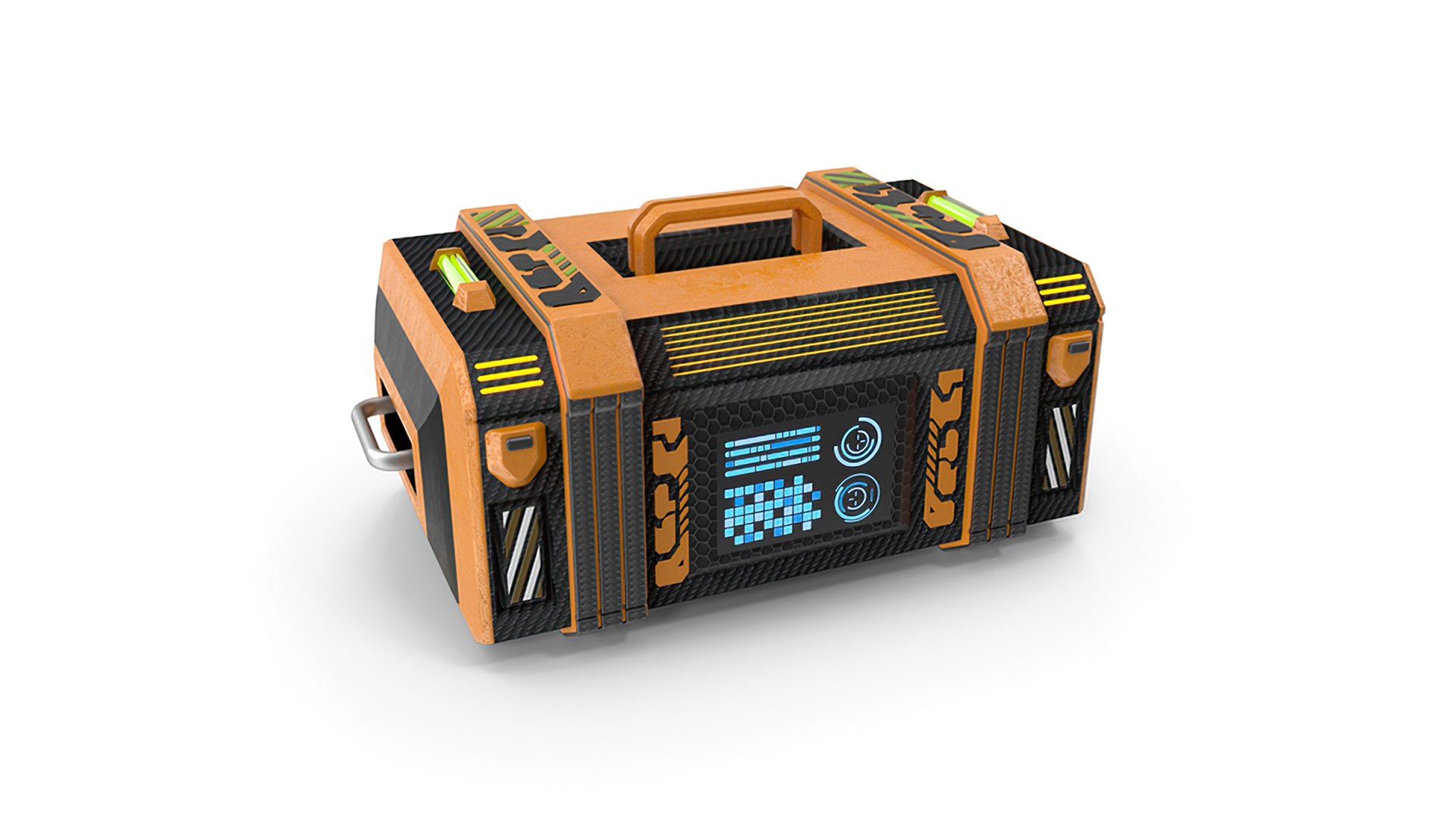 Sci-Fi Loot Chest 3D Model - TurboSquid 2147269