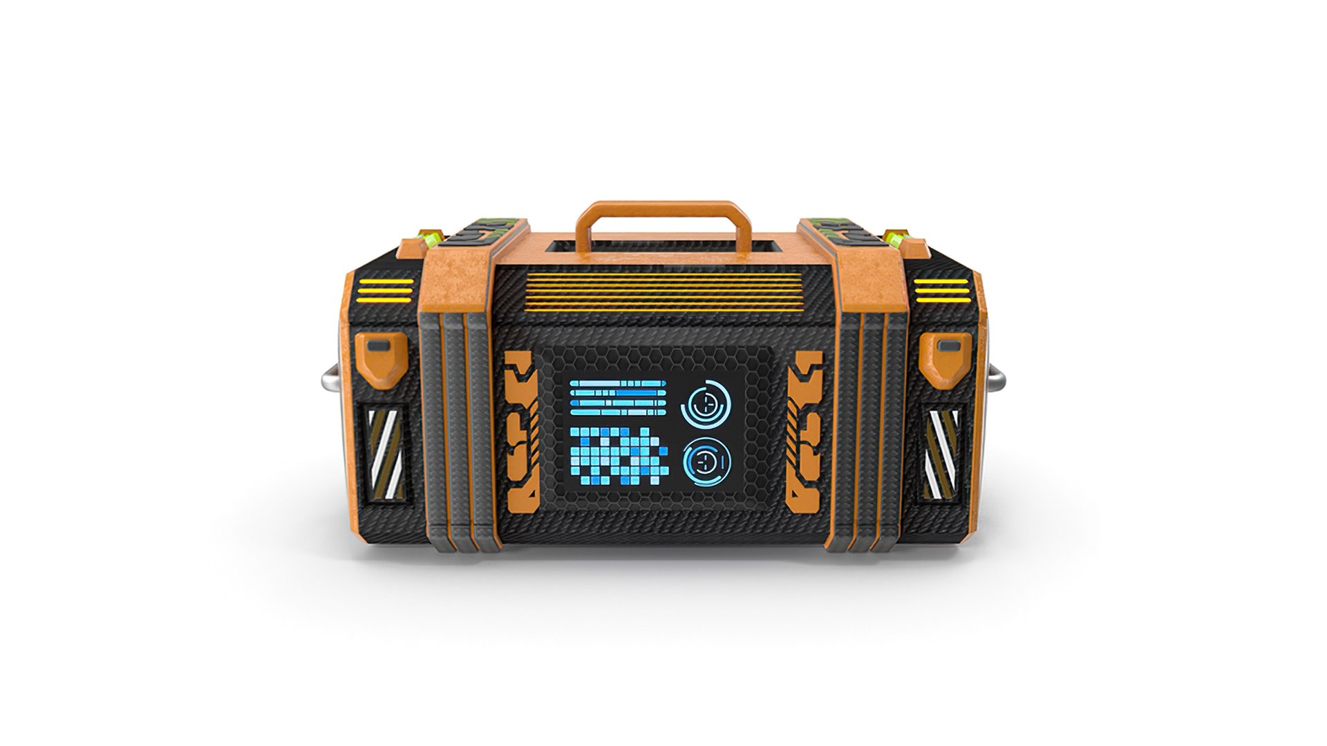 Sci-Fi Loot Chest 3D Model - TurboSquid 2147269