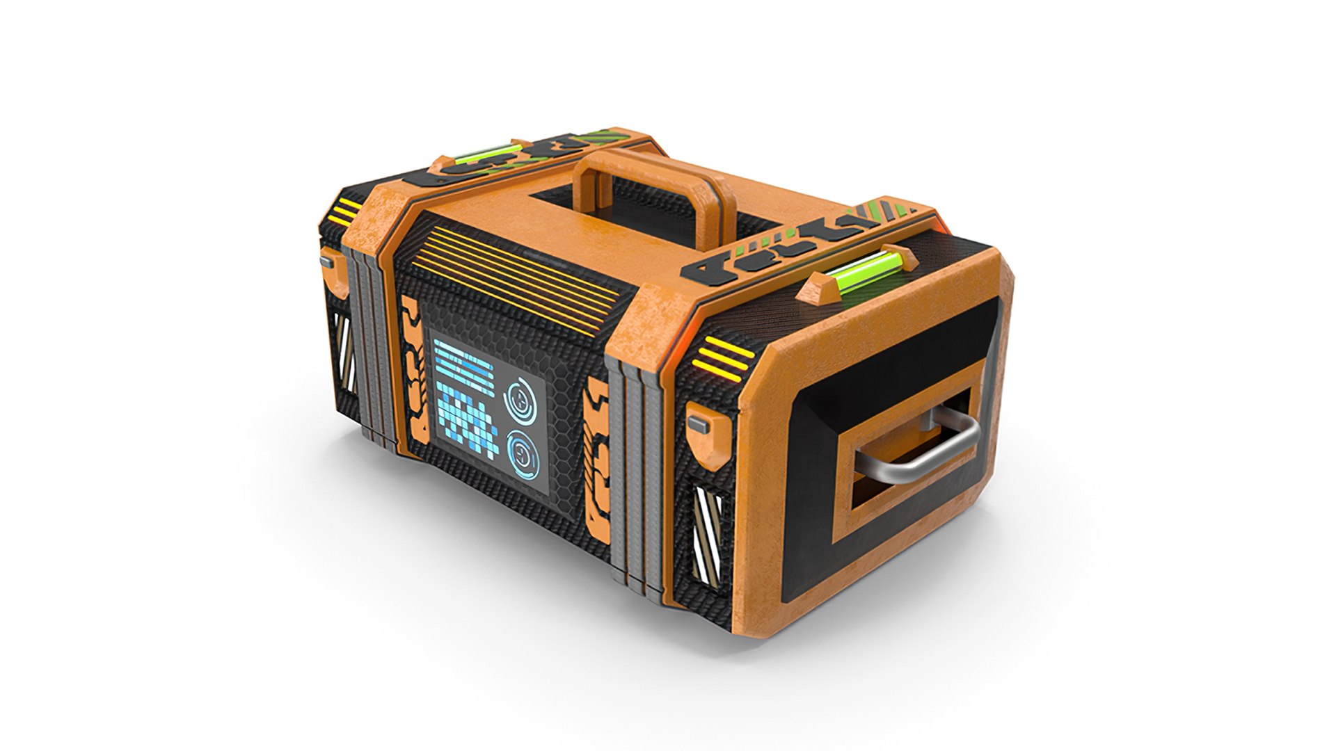 Sci-Fi Loot Chest 3D Model - TurboSquid 2147269