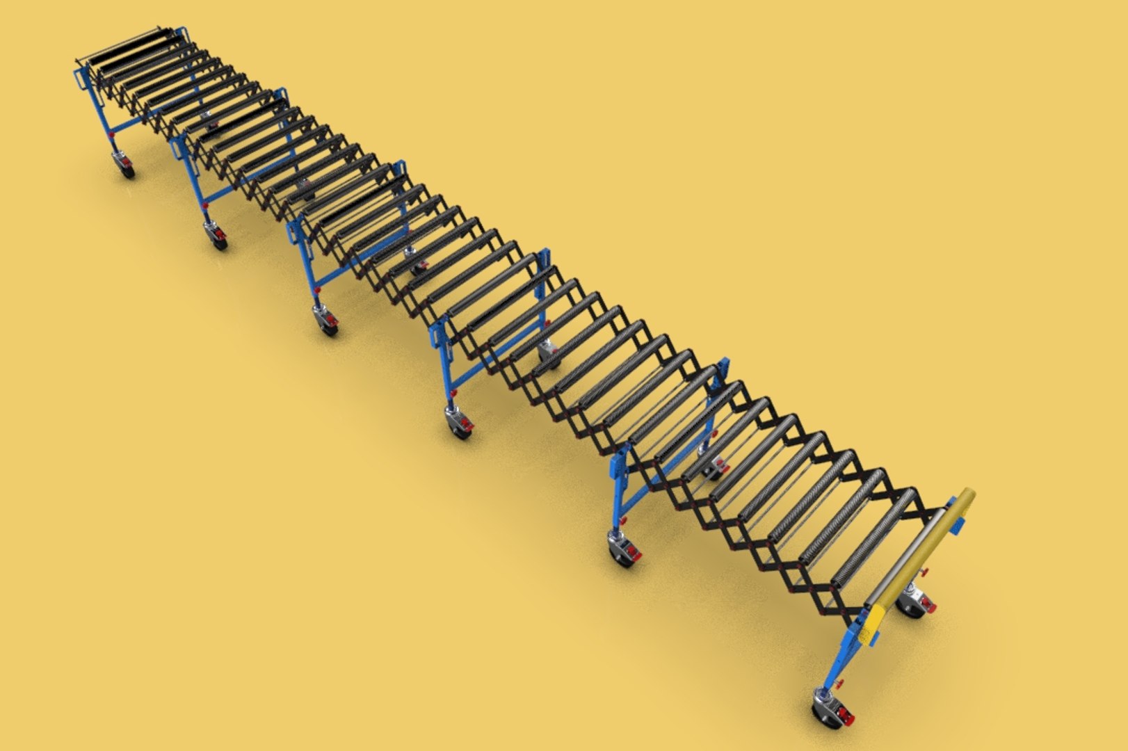 Roller Conveyor 3D Model - TurboSquid 1486250