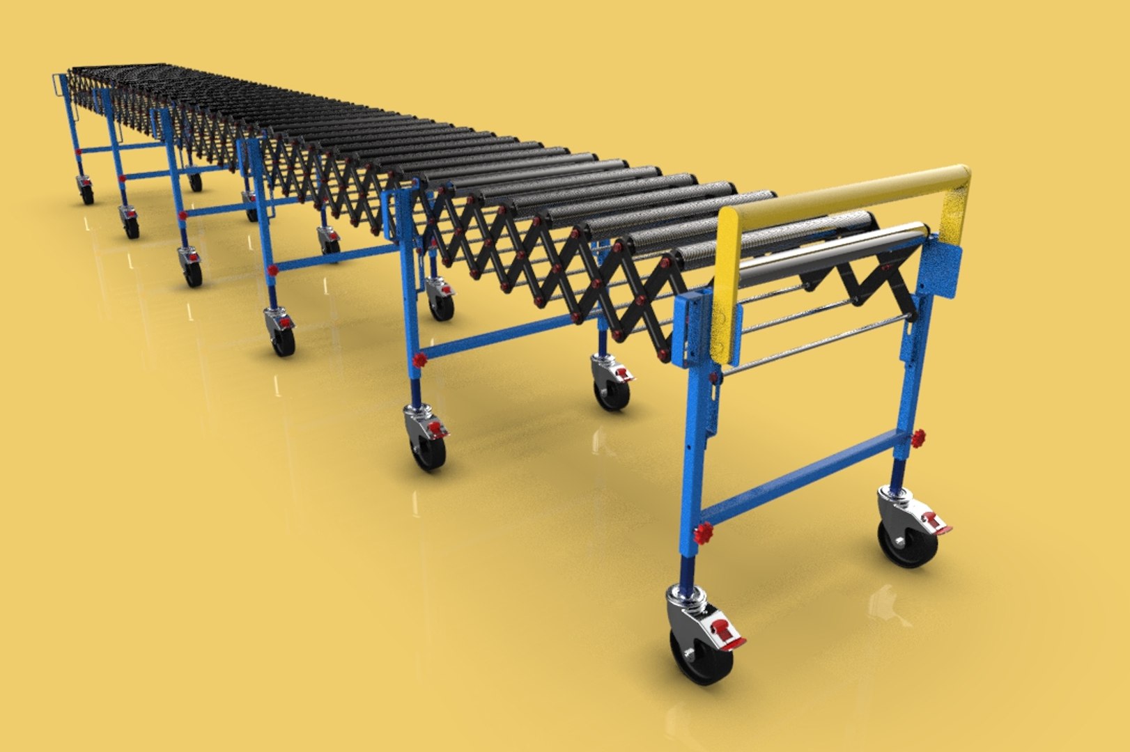 Roller Conveyor 3D Model - TurboSquid 1486250