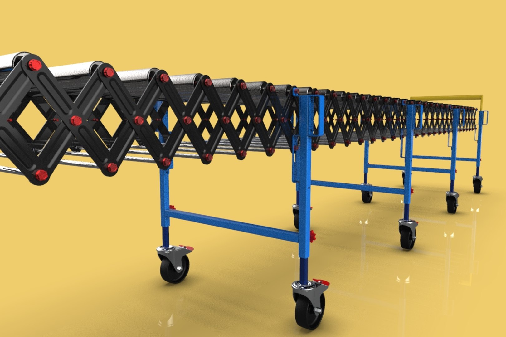 Roller Conveyor 3D Model - TurboSquid 1486250