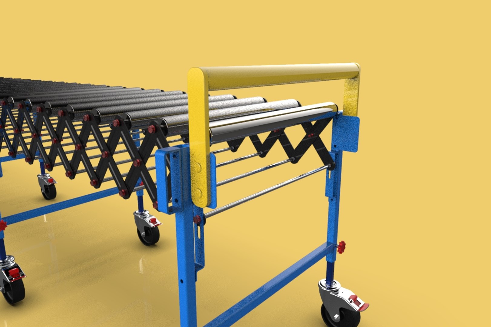 Roller Conveyor 3D Model - TurboSquid 1486250