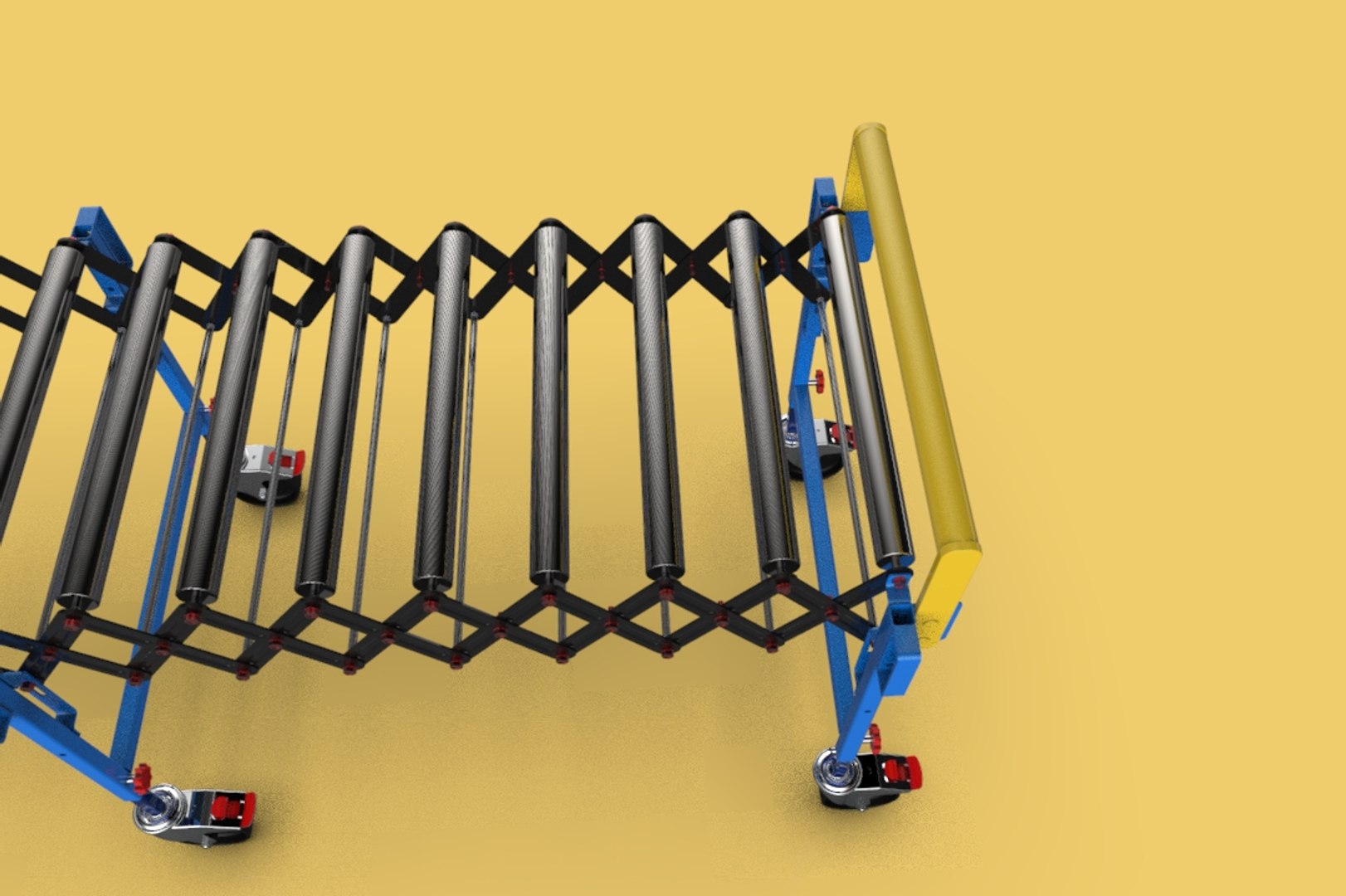 Roller Conveyor 3D Model - TurboSquid 1486250