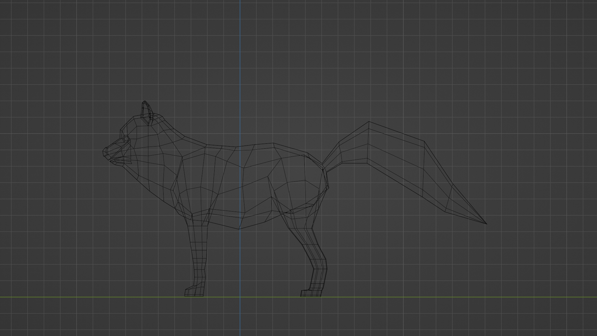Ultra Low Poly Wolf 3D - TurboSquid 1841693