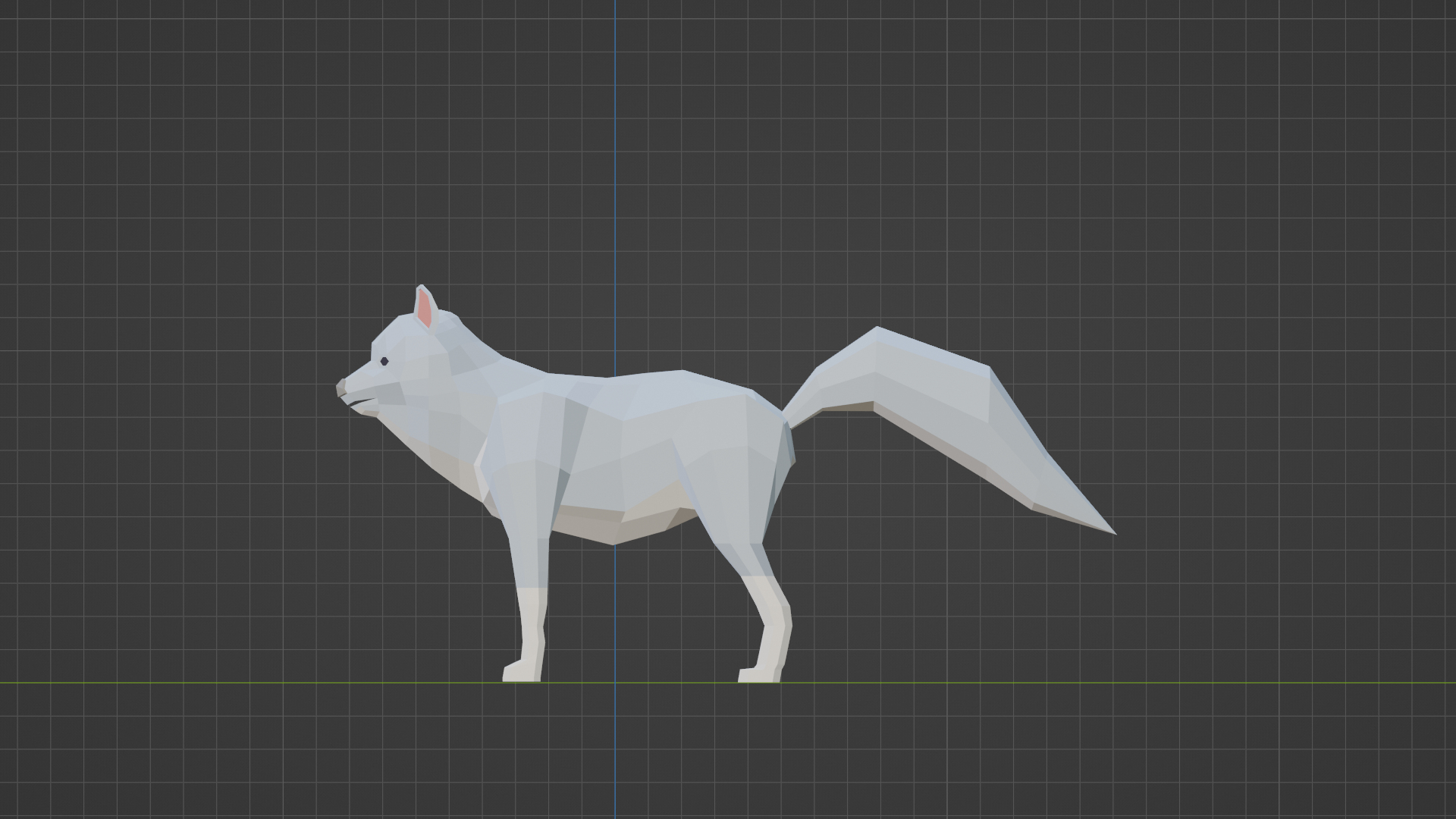 Ultra Low Poly Wolf 3D - TurboSquid 1841693