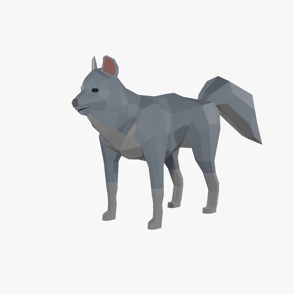 Ultra Low Poly Wolf 3D - TurboSquid 1841693