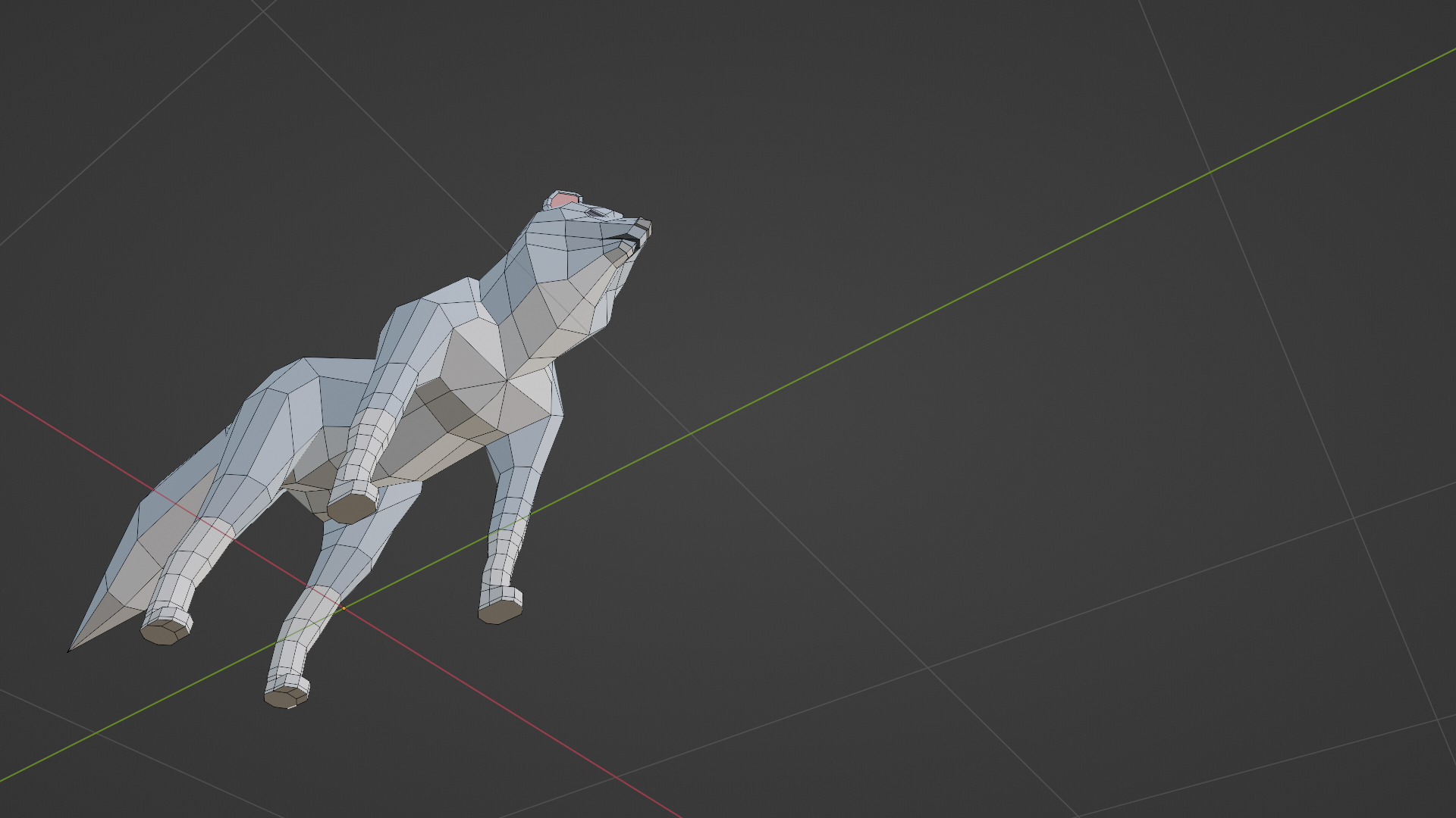 Ultra Low Poly Wolf 3D - TurboSquid 1841693