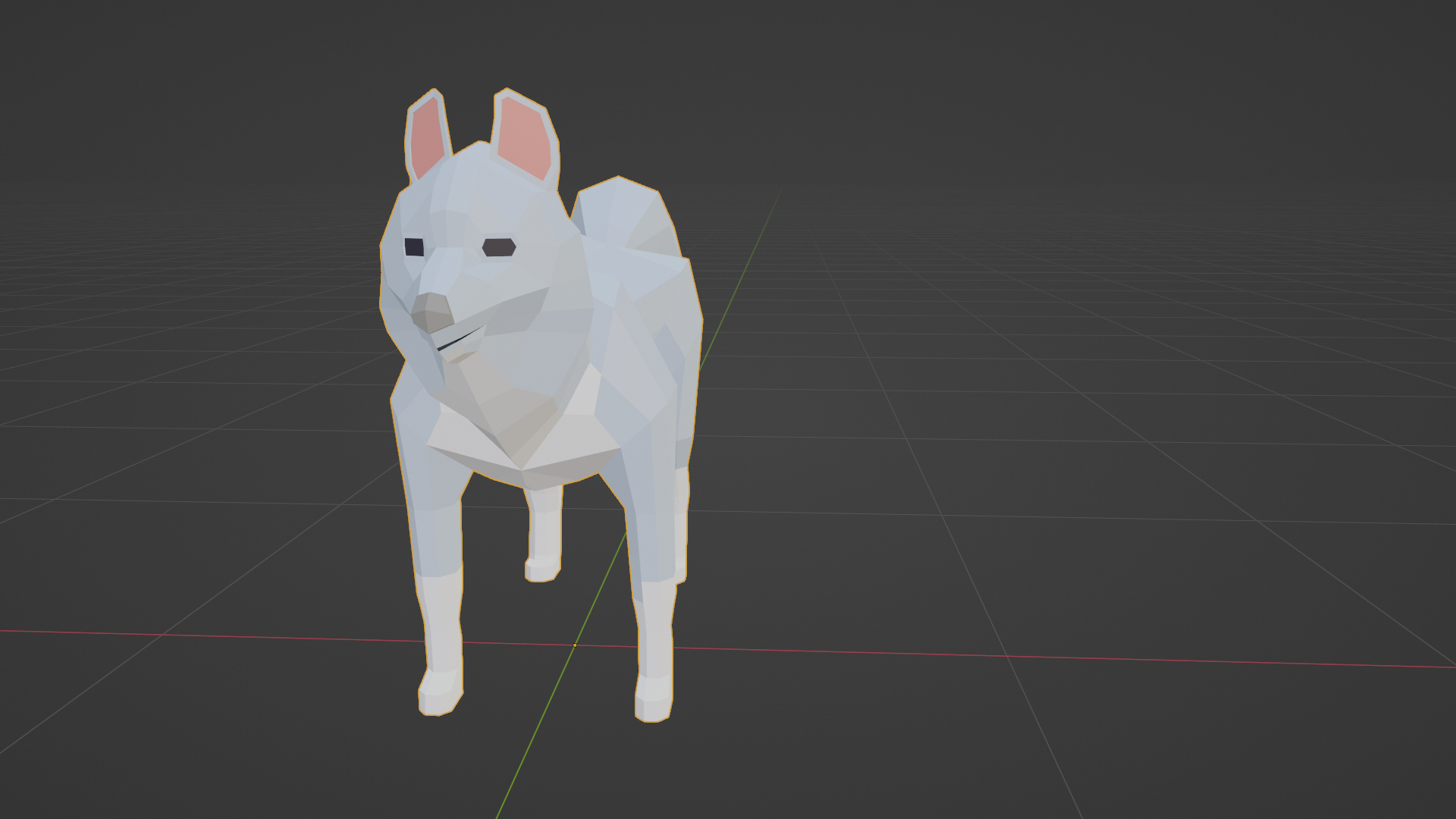 Ultra Low Poly Wolf 3D - TurboSquid 1841693