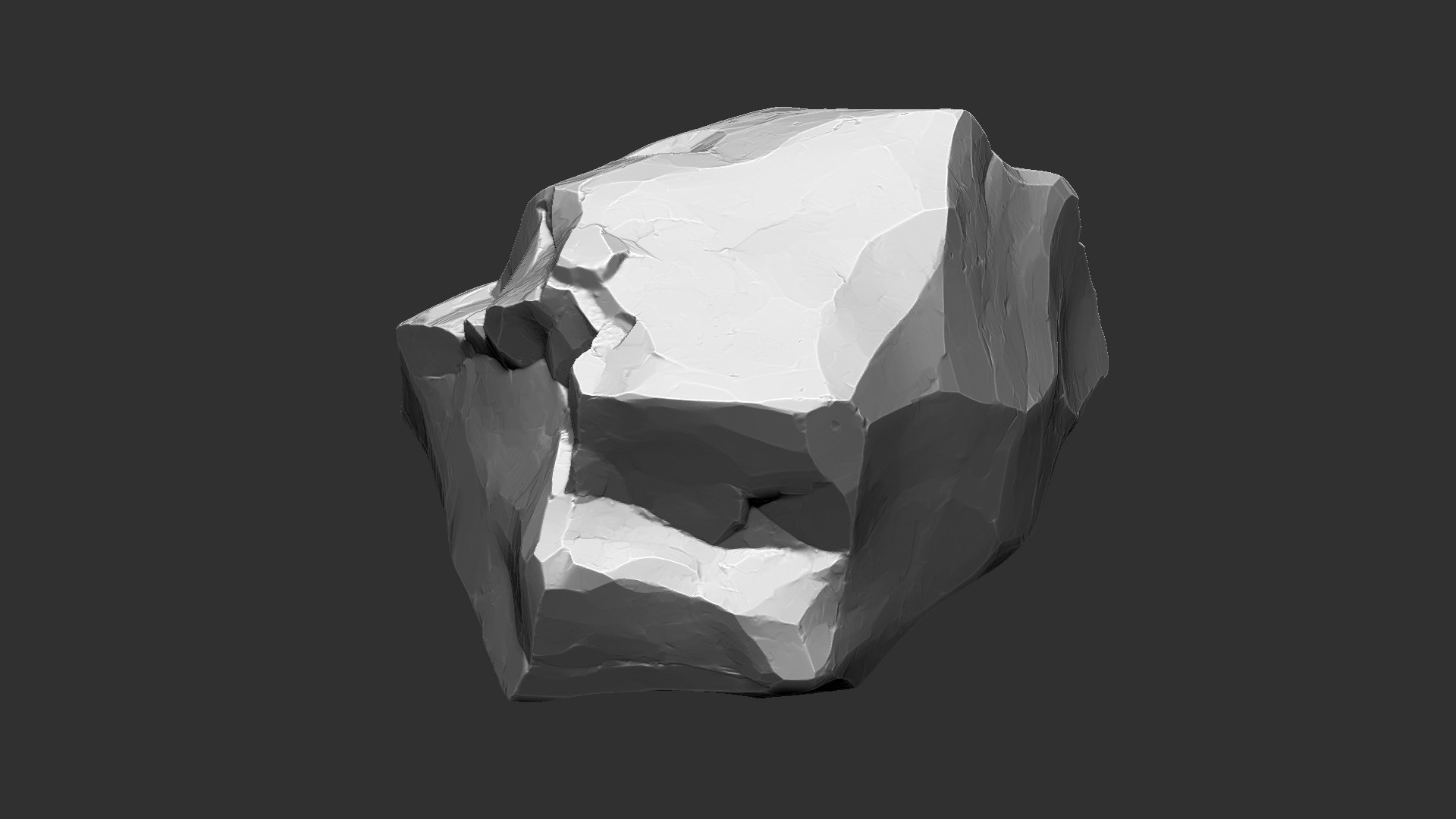 3D 3D Mountain Rock Zbrush Sculpt Model - TurboSquid 2129537
