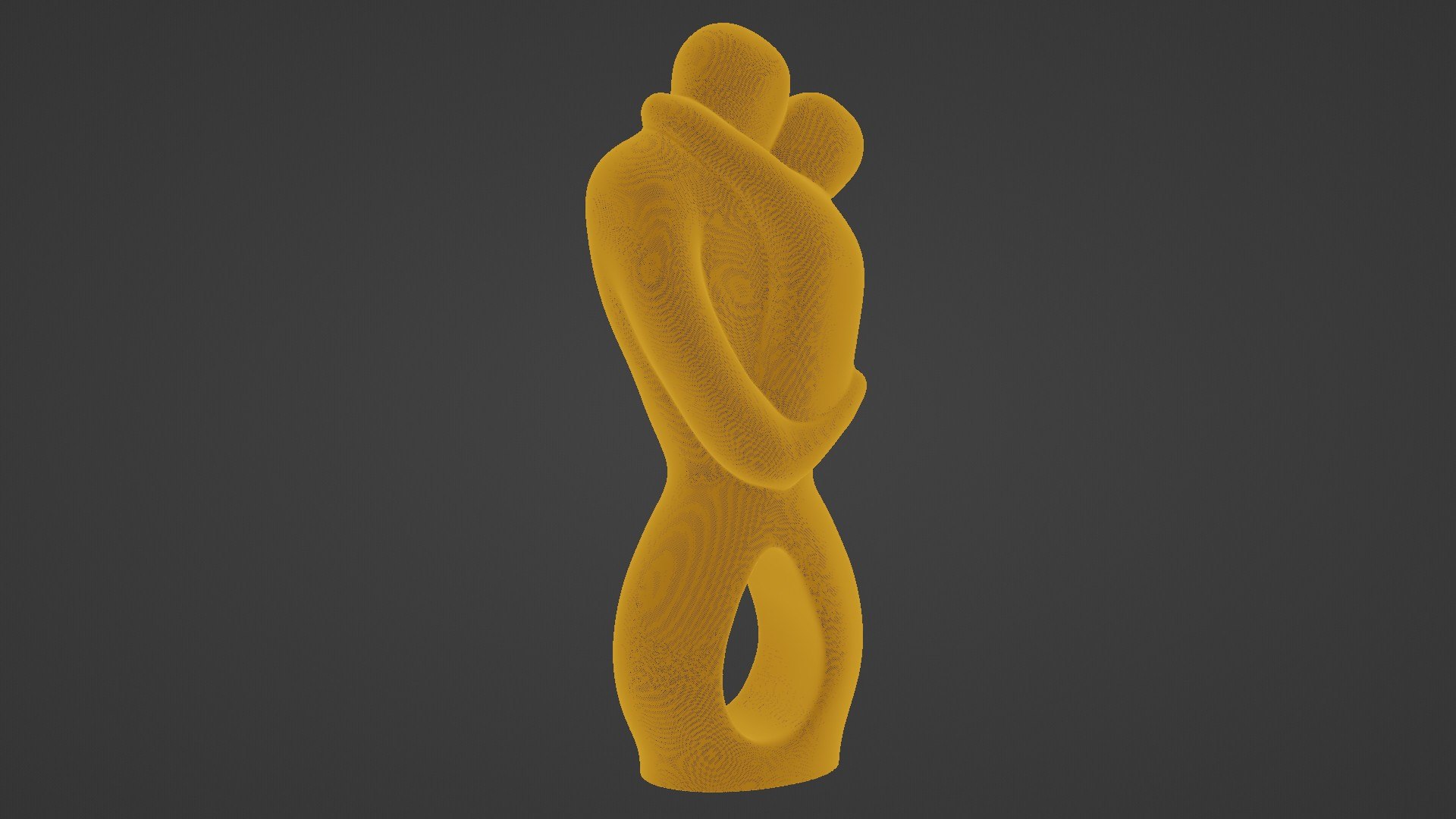Couple Hugging-Sculpture 3D - TurboSquid 2053266
