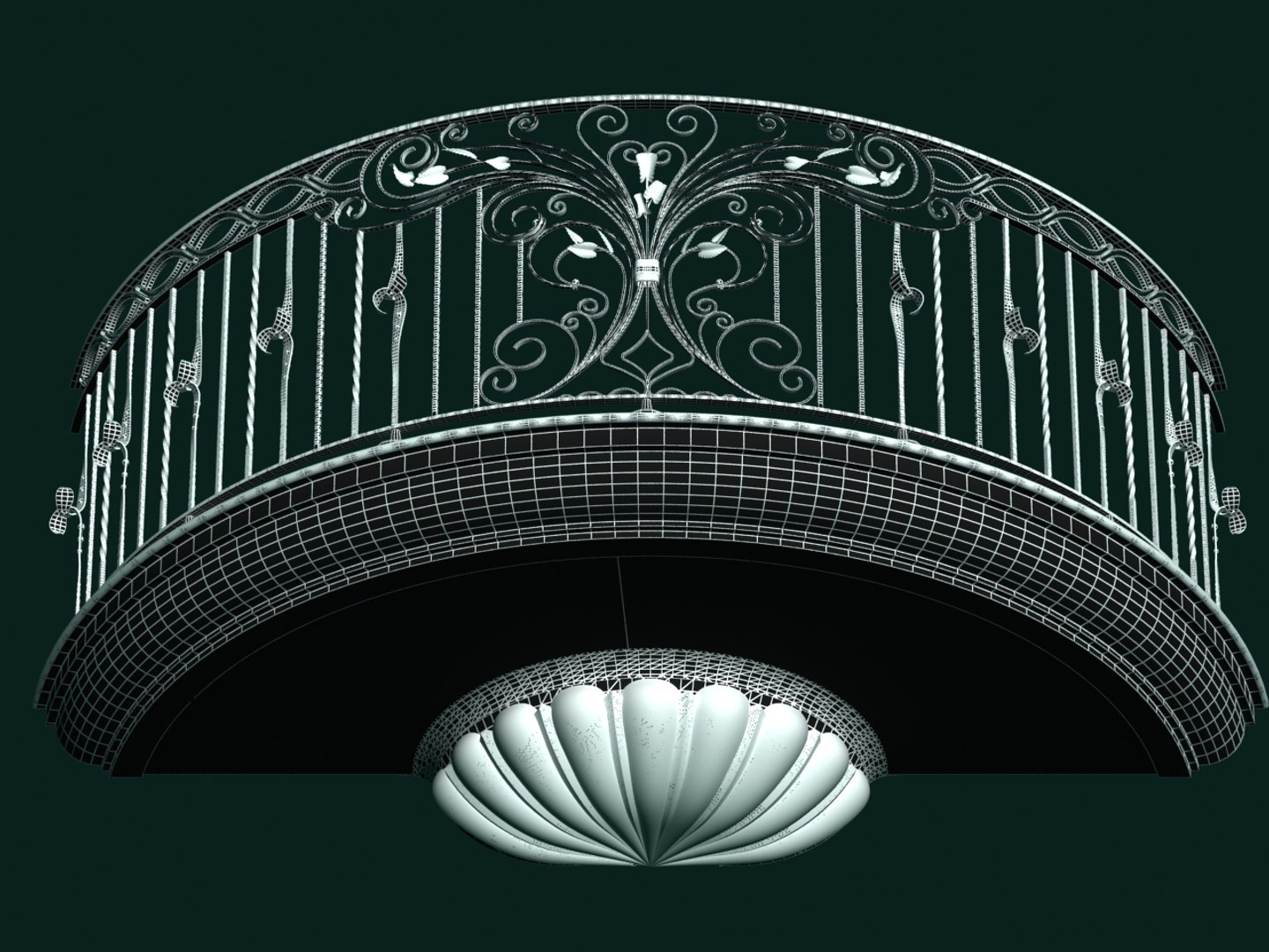 Architectural Balcony Model - TurboSquid 1168089