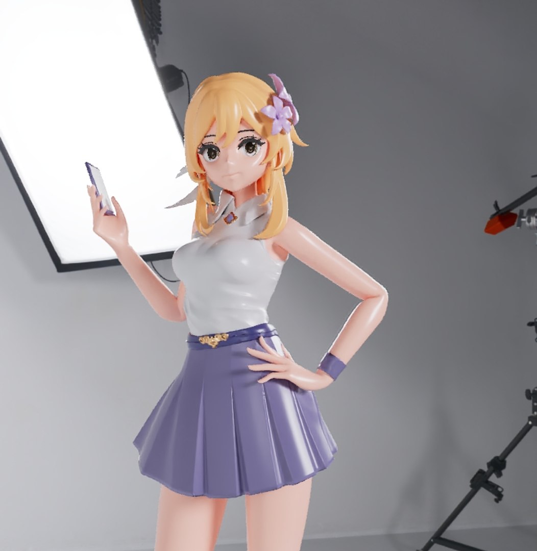 Yuanshen Ying Toy Model Figure 1 Model - TurboSquid 2376523