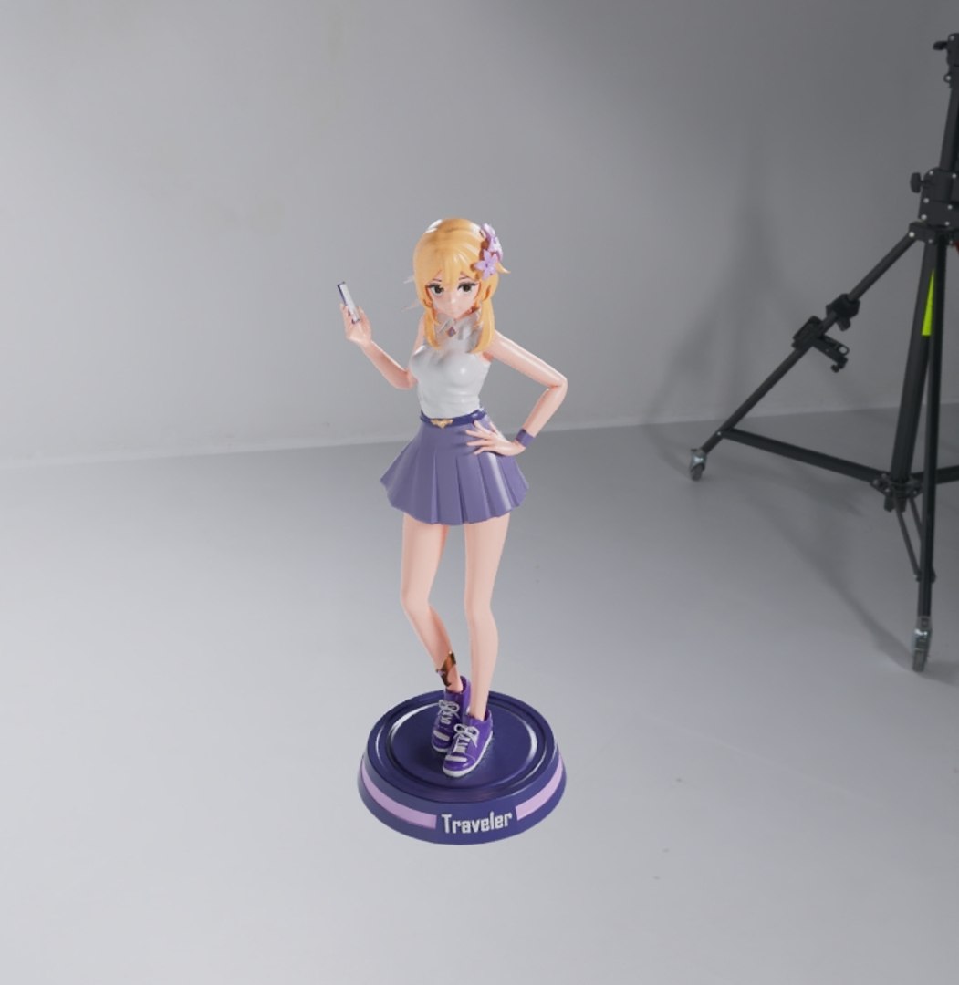 Yuanshen Ying Toy Model Figure 1 Model - TurboSquid 2376523