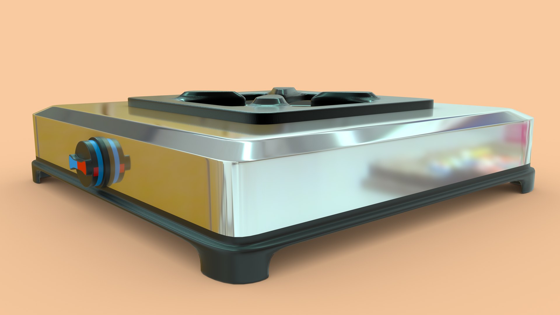 Single Burner Gas Stove Model - TurboSquid 2317751