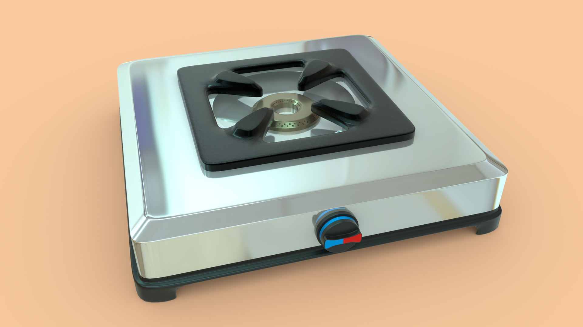 Single Burner Gas Stove Model - TurboSquid 2317751