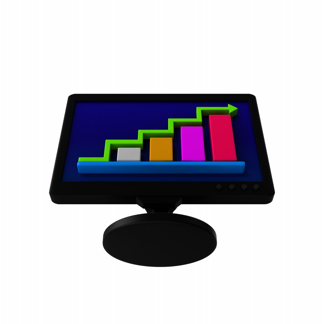 Computer Monitor Cartoon 3D Model - TurboSquid 2331761