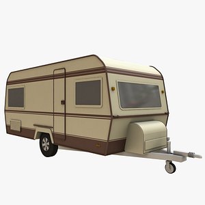 caravan van 3d max