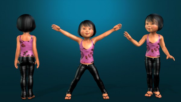 Kid rig model - TurboSquid 1709612