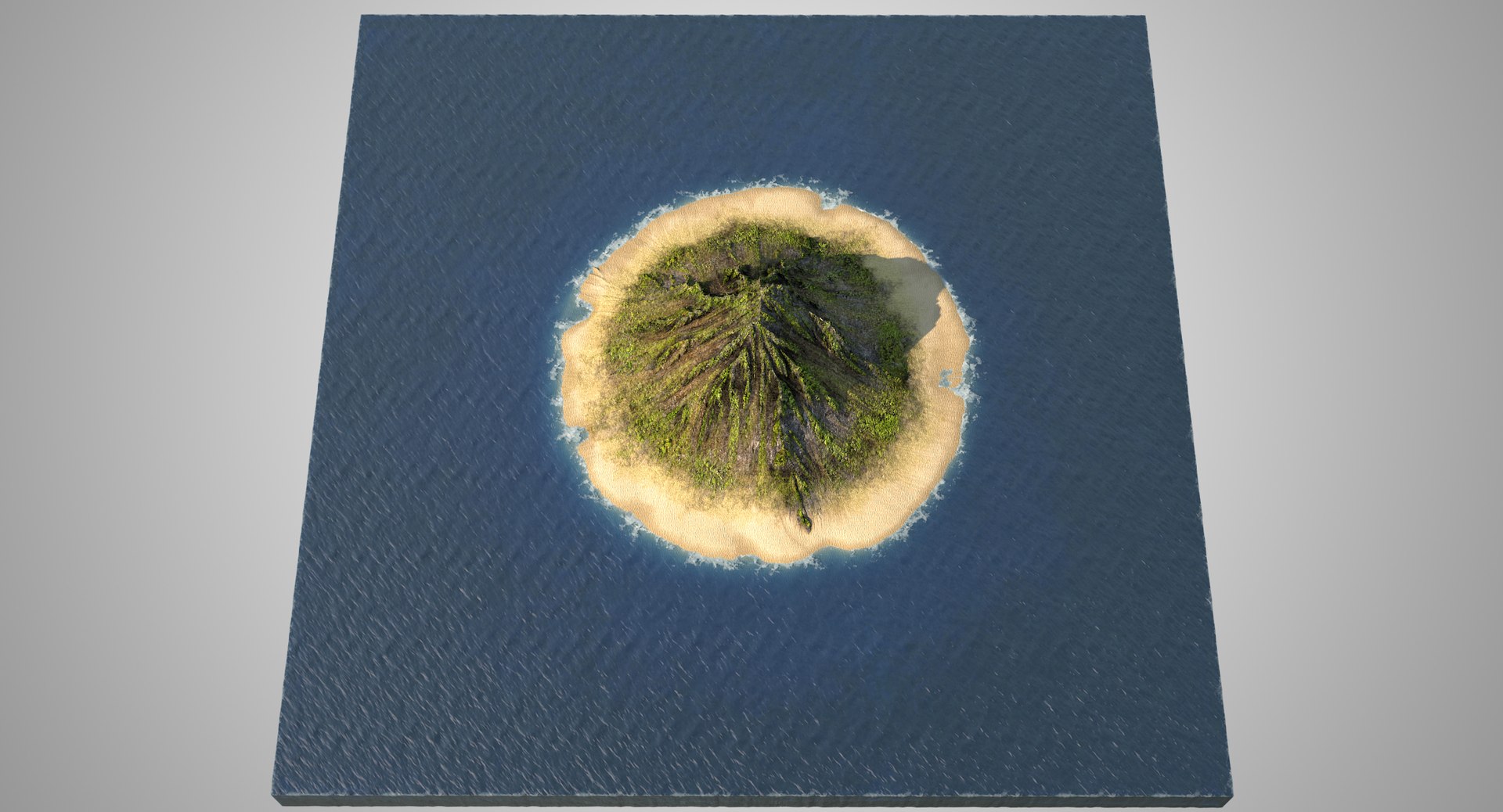 3D Mount Island - TurboSquid 1257683