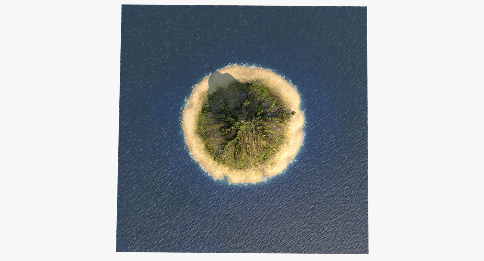 3D Mount Island - TurboSquid 1257683