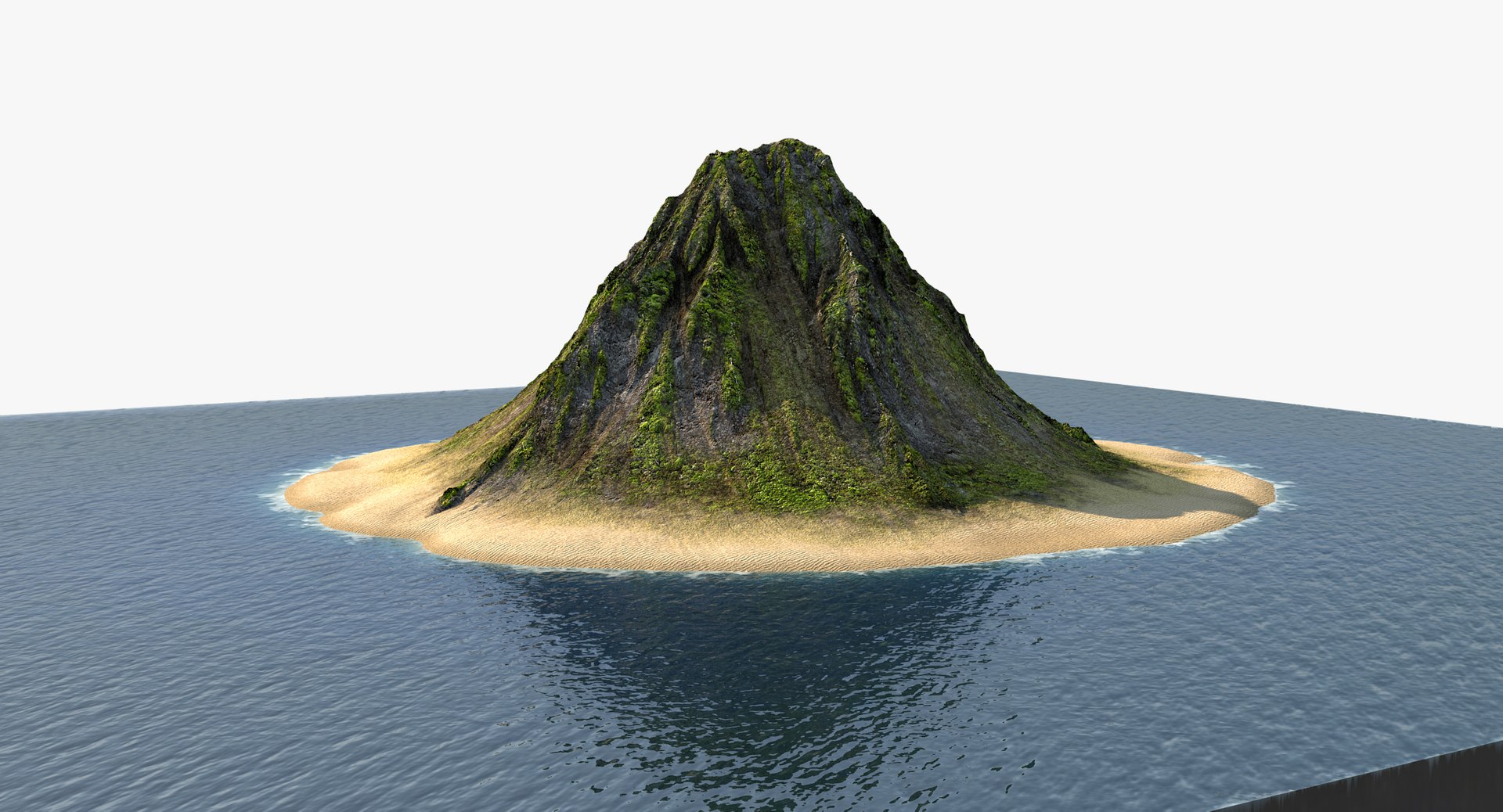 3D Mount Island - TurboSquid 1257683