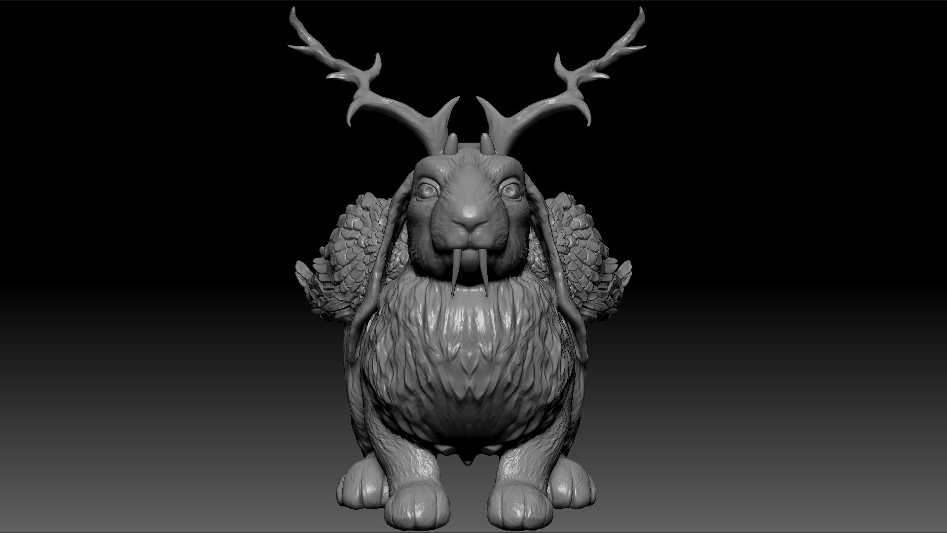 Wolpertinger Zbrush 3dprint 3D - TurboSquid 1355917