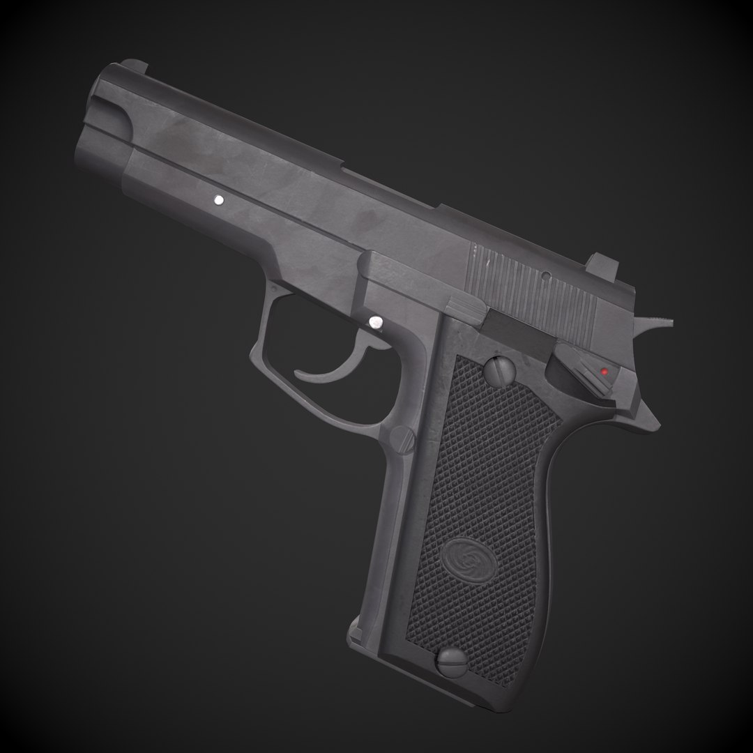 DP51 Pistol Model - TurboSquid 2068852