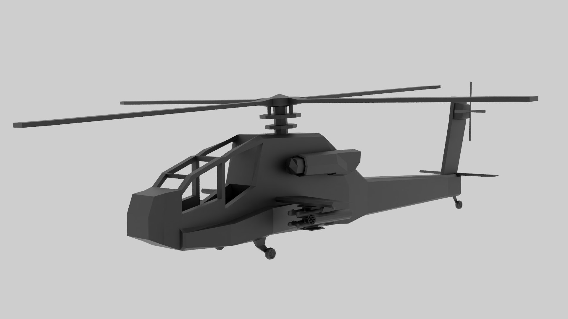 3D model helicopter apache - TurboSquid 1686457