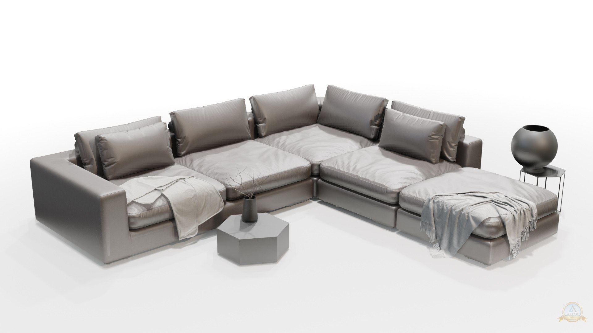 Sofa Couch Living Area Interior Design 3D Model - TurboSquid 2080702