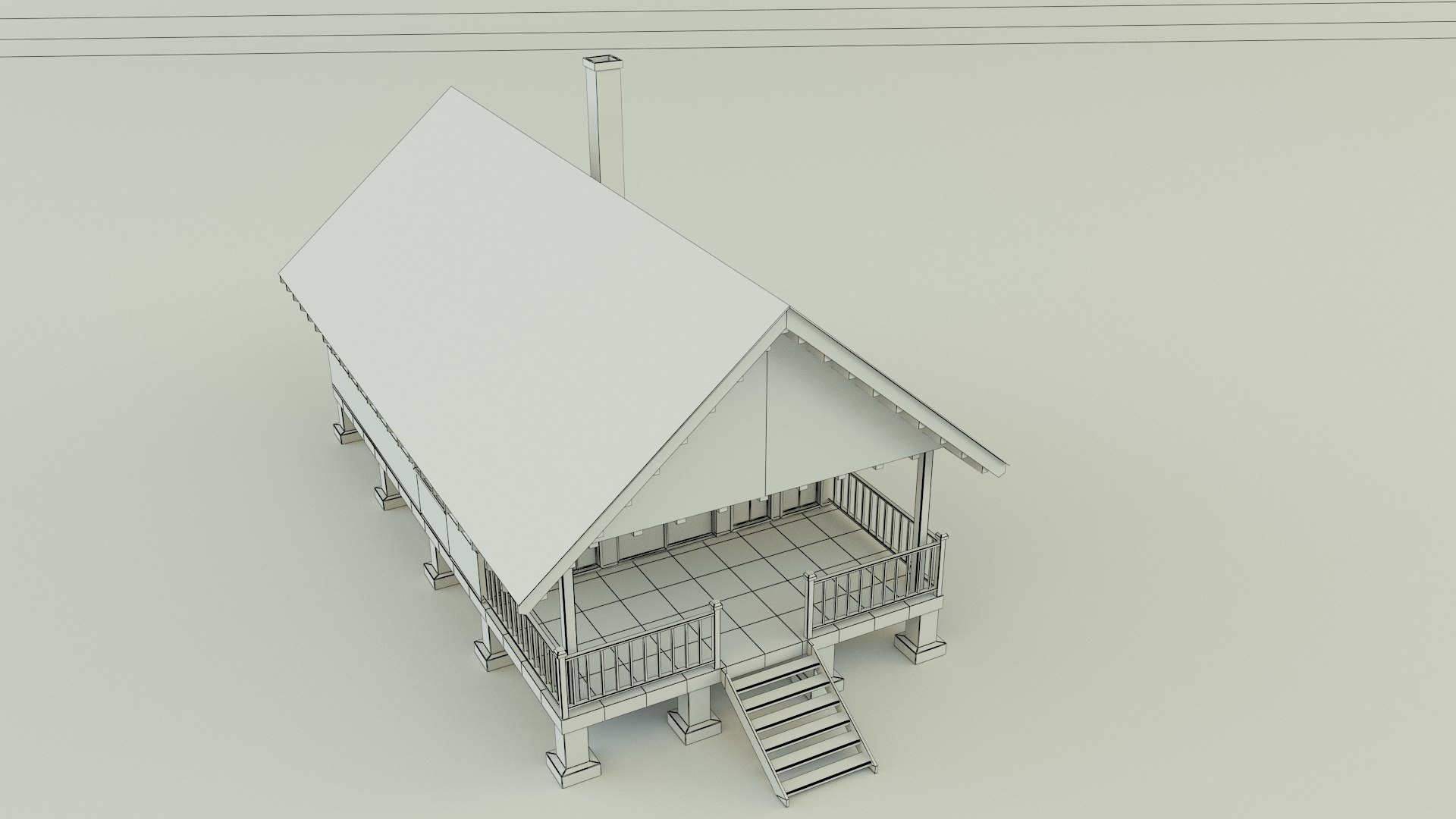 3D Guest House Model Model - TurboSquid 2306989