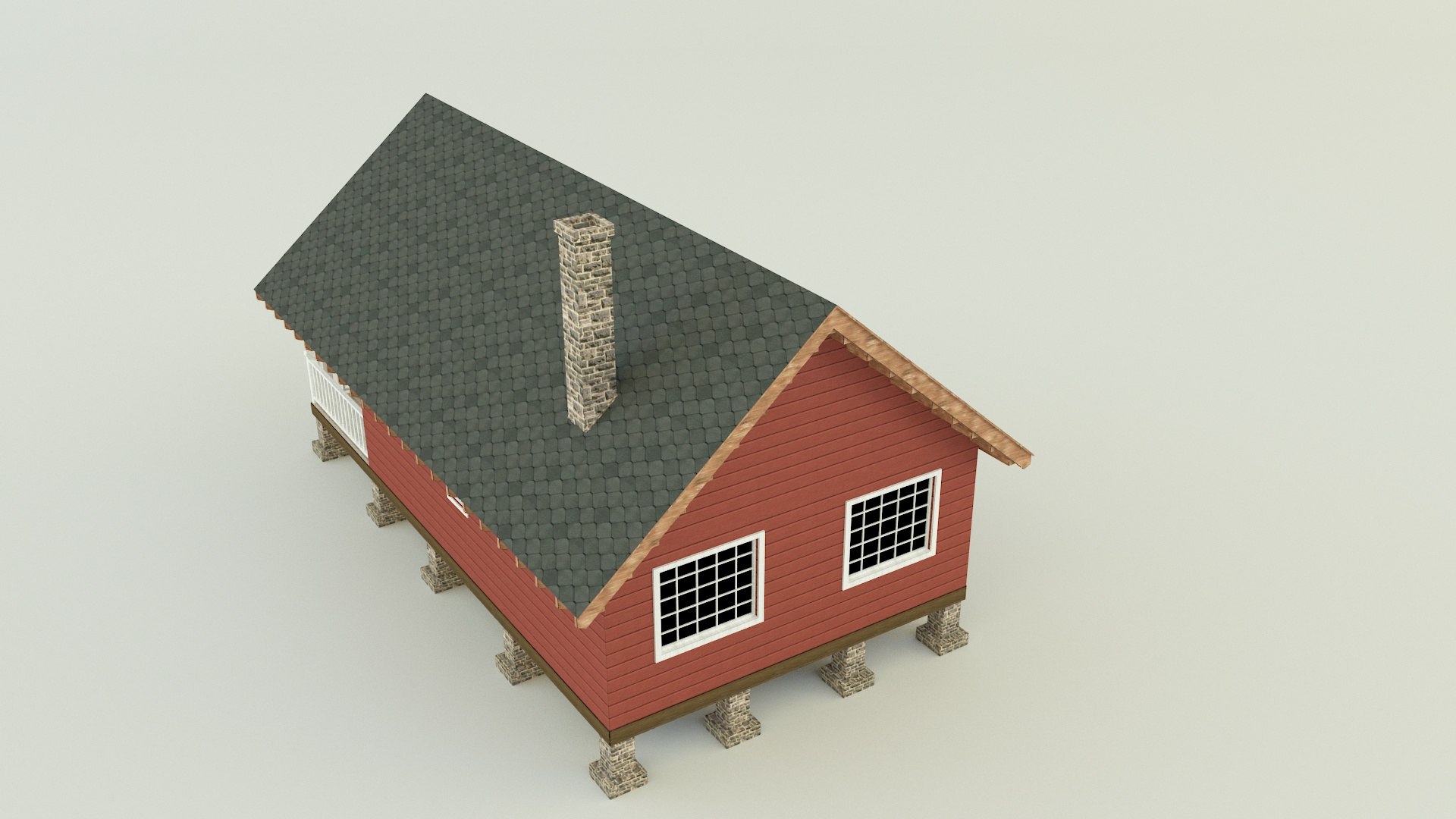 3D Guest House Model Model - TurboSquid 2306989
