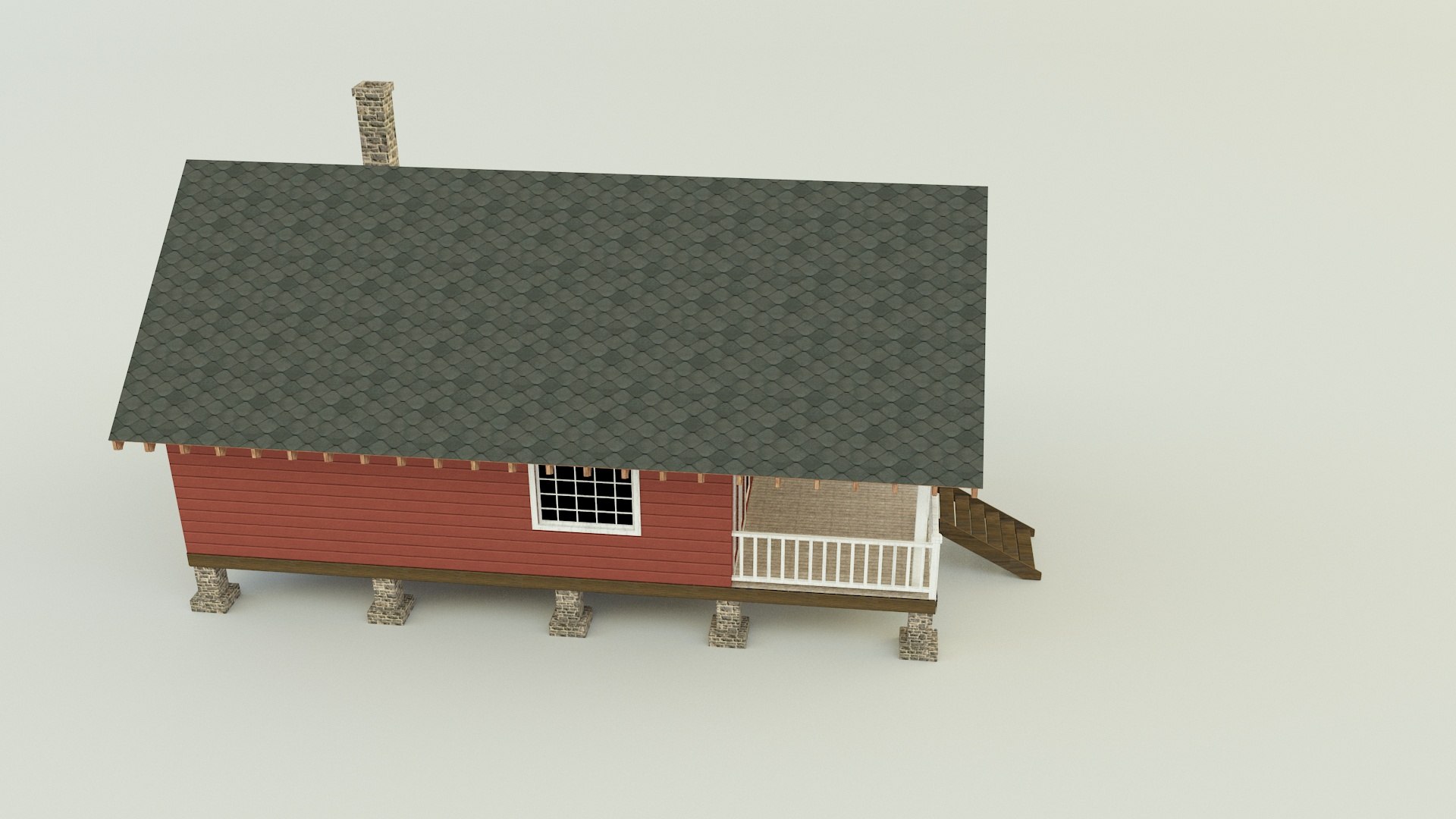 3D Guest House Model Model - TurboSquid 2306989
