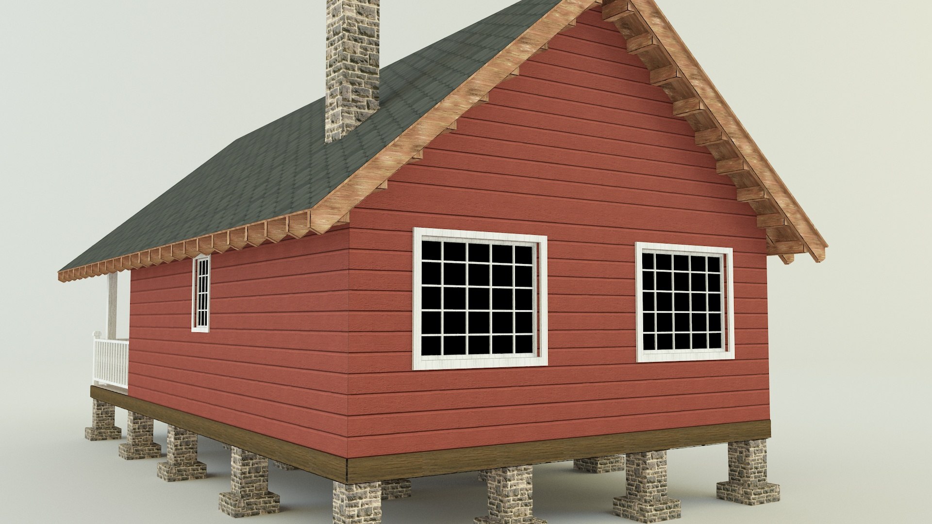 3D Guest House Model Model - TurboSquid 2306989