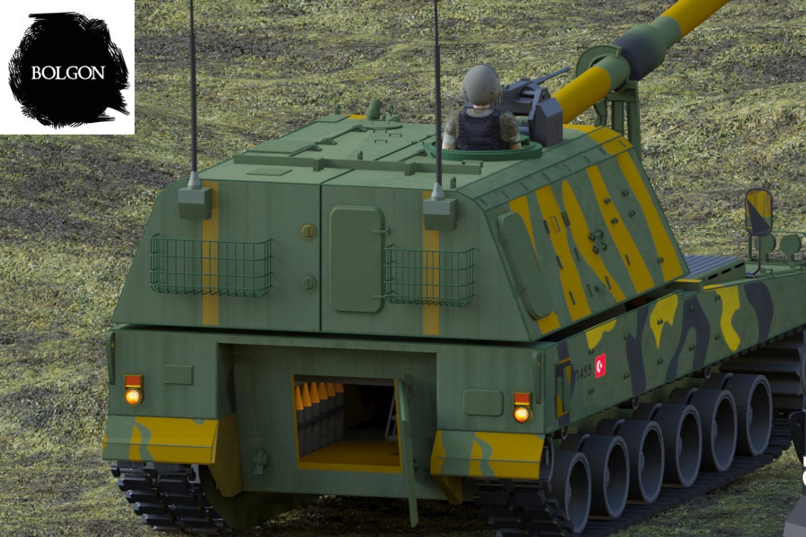 3D Army Turkish Obus - TurboSquid 1270873