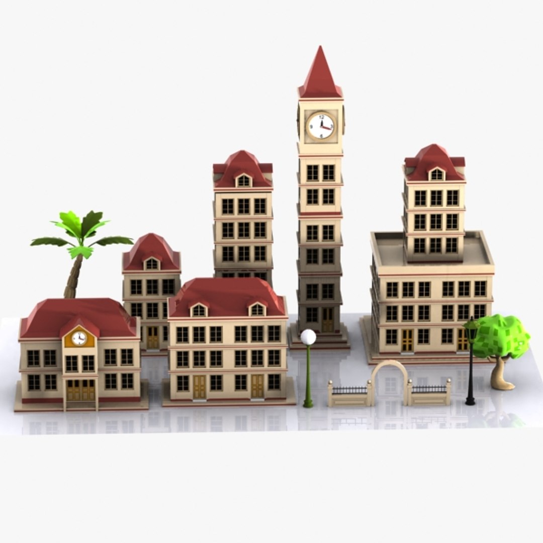 Max Cartoon Building Toon