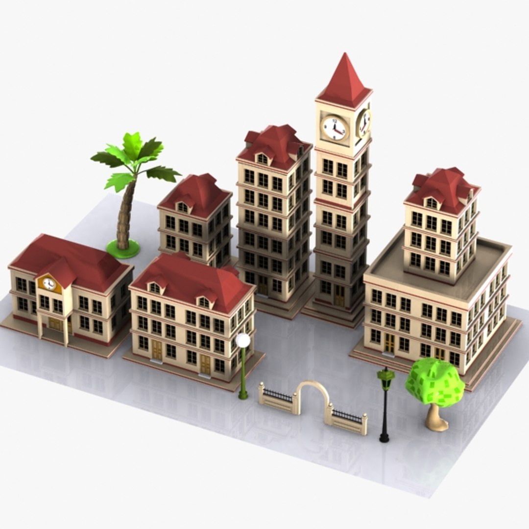 Max Cartoon Building Toon