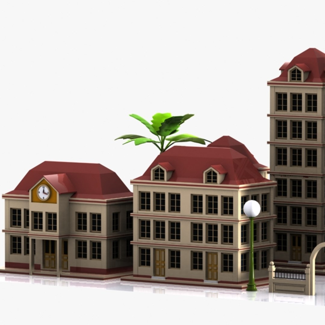Max Cartoon Building Toon